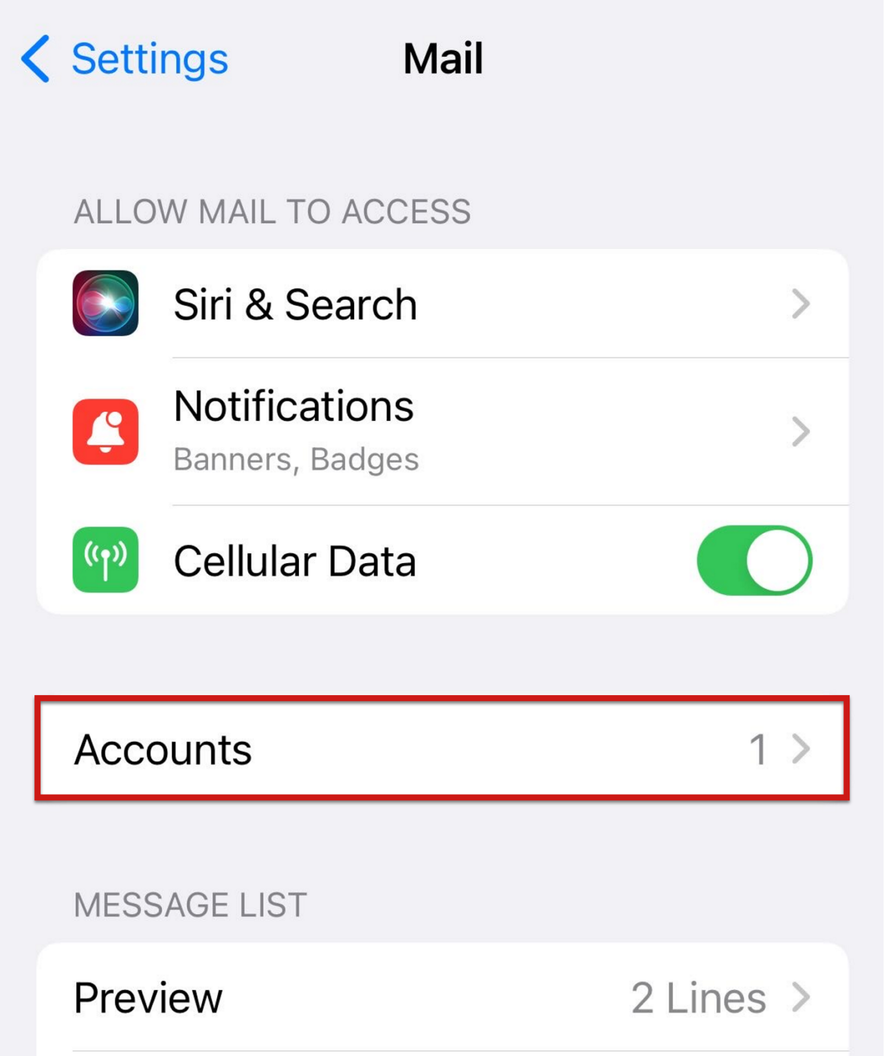Email Client Setup: iOS - WUSTL Information Technology