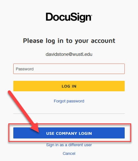 DocuSign - WUSTL Information Technology