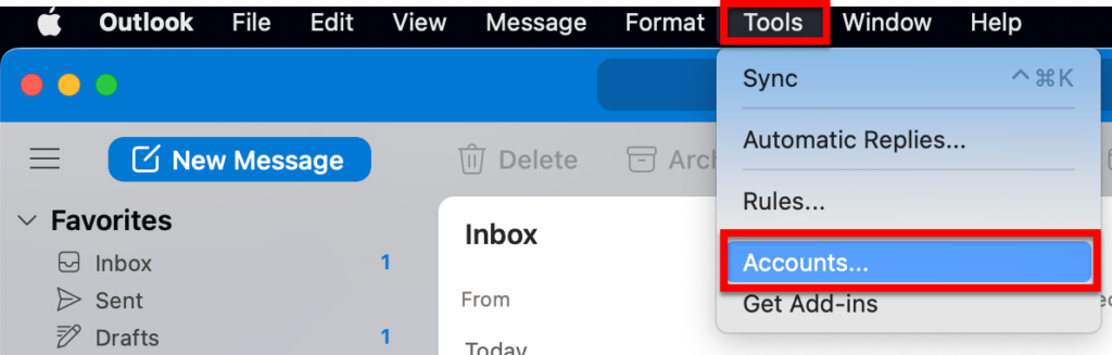 Email Client Setup: Outlook for Mac OS - WUSTL Information Technology